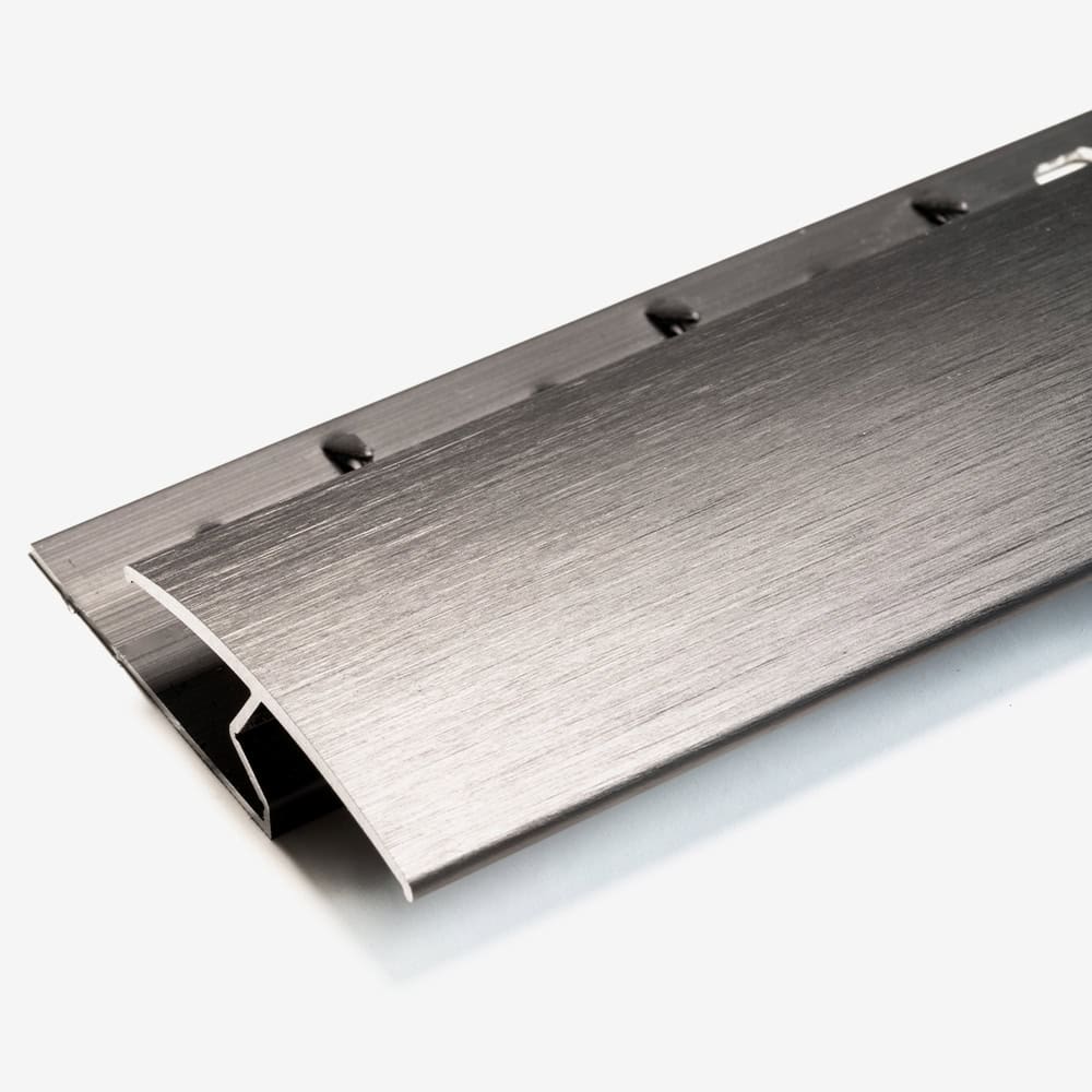 Premier Zig Zag Metal Door Strip In Brushed Pewter Grey