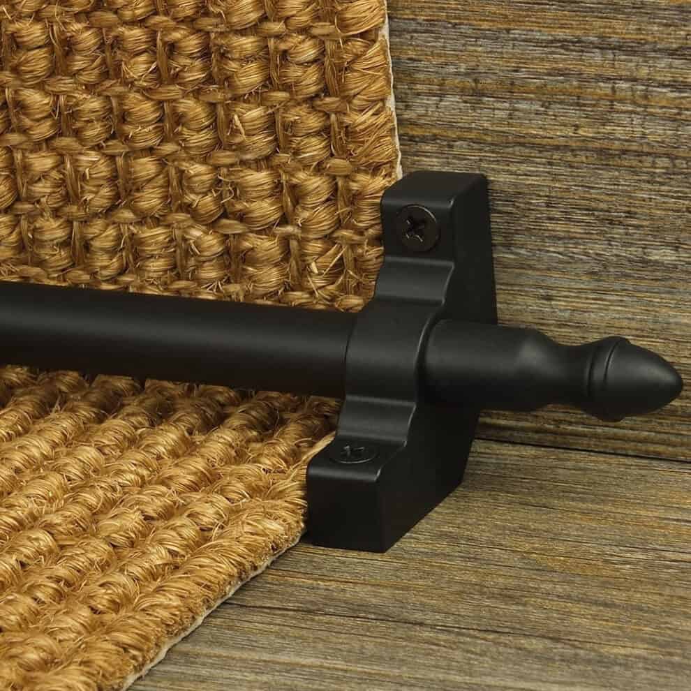 Homepride Black Stair Rods For Carpet Runners